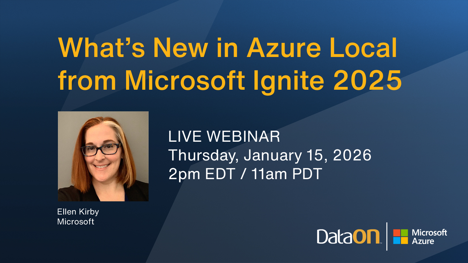 DataON Webinar: What's New in Azure Local from Microsoft Ignite 2025 ...